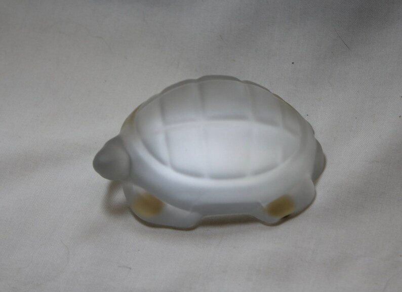 Baccarat Frosted Turtle Figurine or Paperweight, Retired, Signed - Etsy