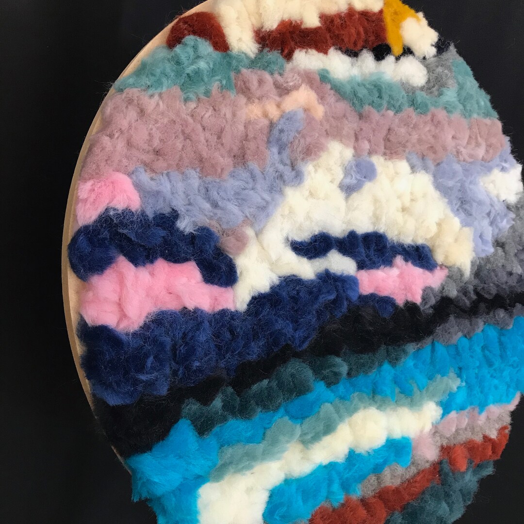 DAWN - Wall Art - Merino Artwork - Wall Plaque - Landscape - Wood and ...