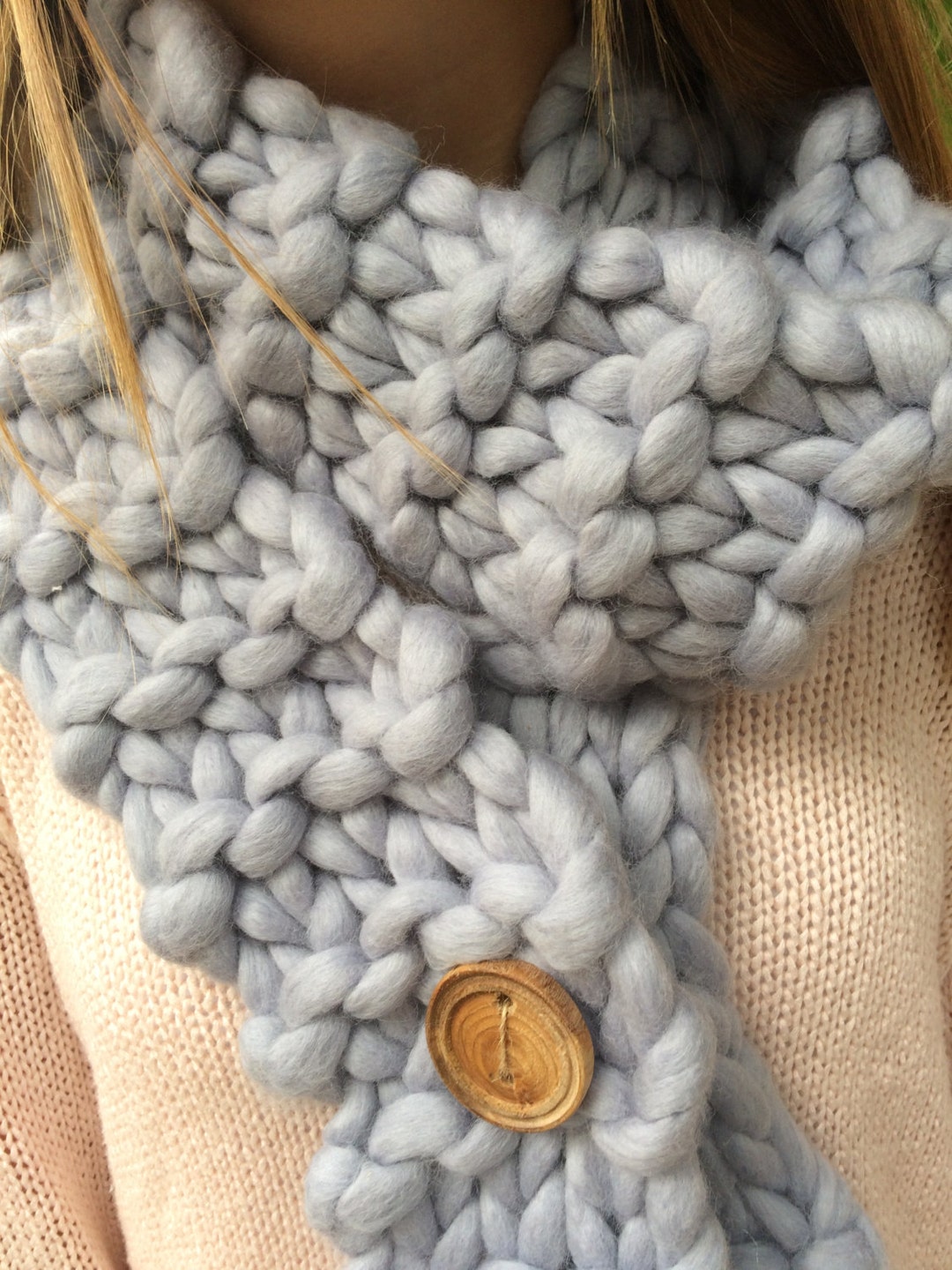 Long Wrap Around Crossover Adjustable Scarf With Handmade - Etsy