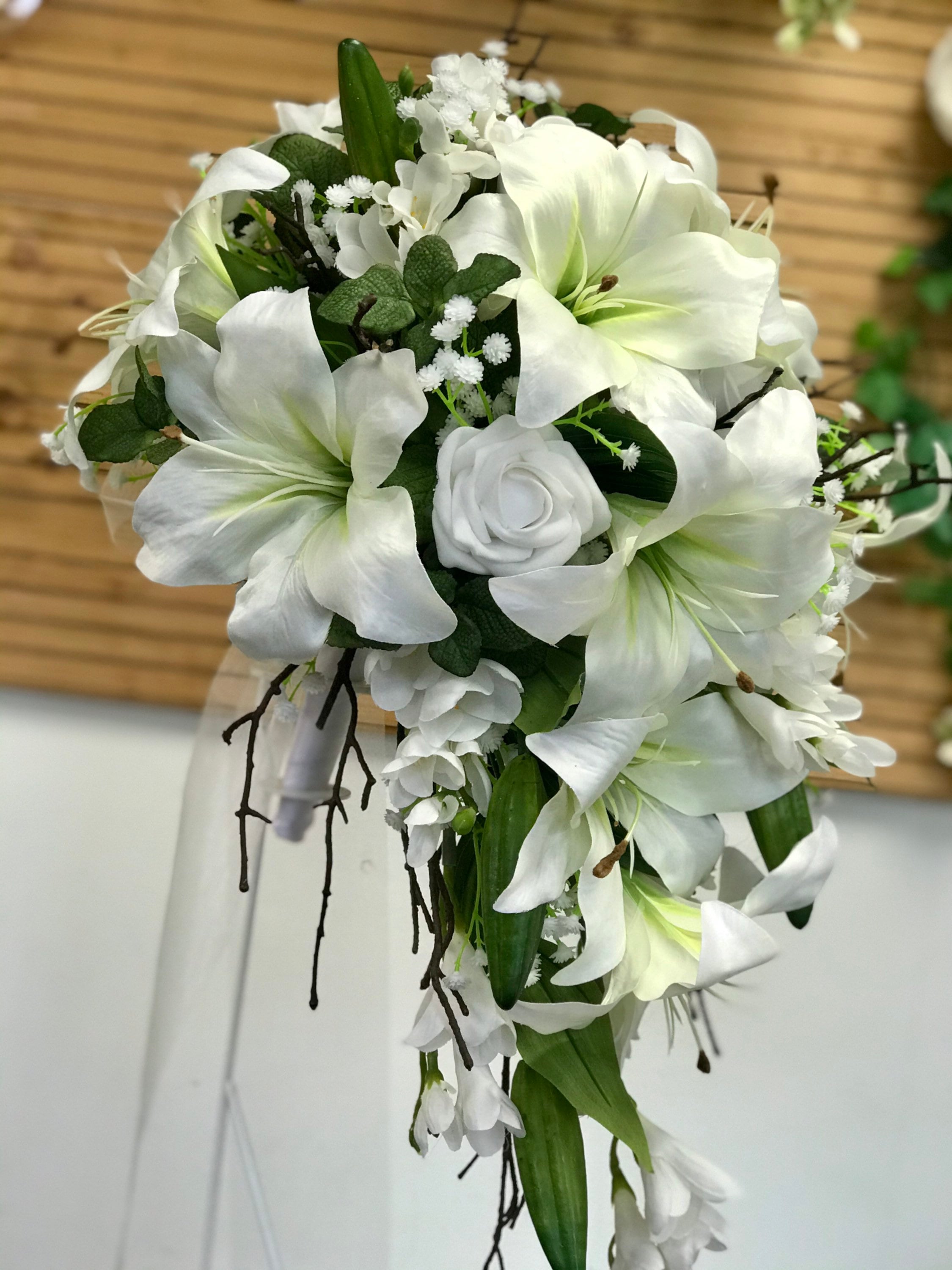 Artificial Teardrop Wedding Bouquet Bride Bridal Cream Etsy artificial-teardrop-wedding-bouquet-bride-bridal-cream-etsy