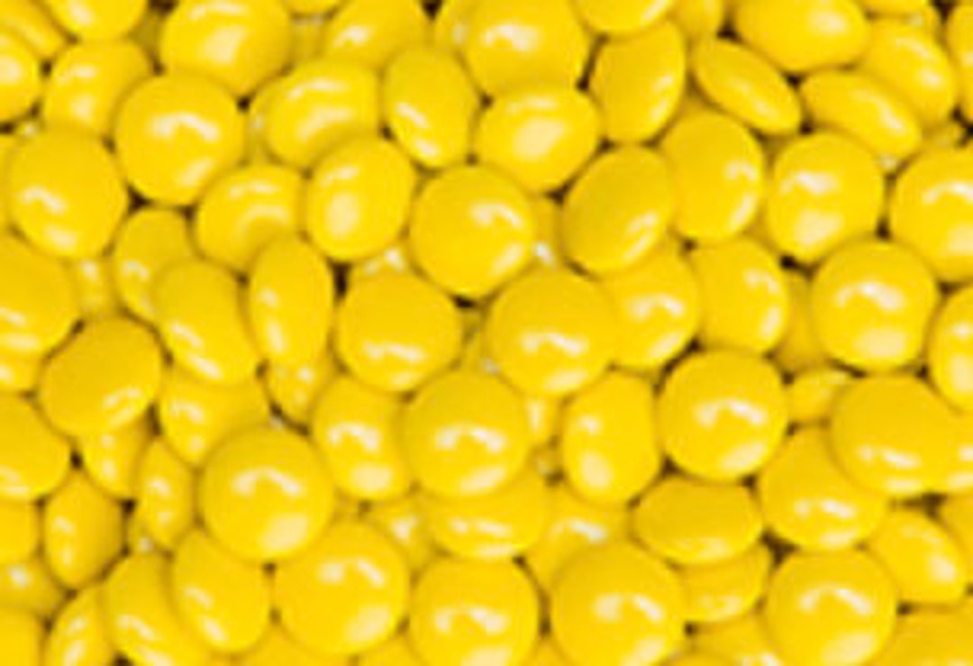 Yellow Chocolate Lenses, 100g, Assorted, Single Colors, Candy Bar, like ...