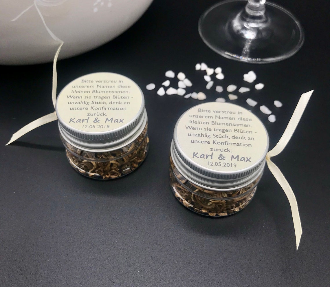 10 Gastgeschenke mit Blumensamen für Taufe Geburtstag | Etsy 10 Gastgeschenke mit Blumensamen für Taufe Geburtstag | Etsy