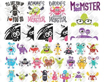 Peeking monster | Etsy