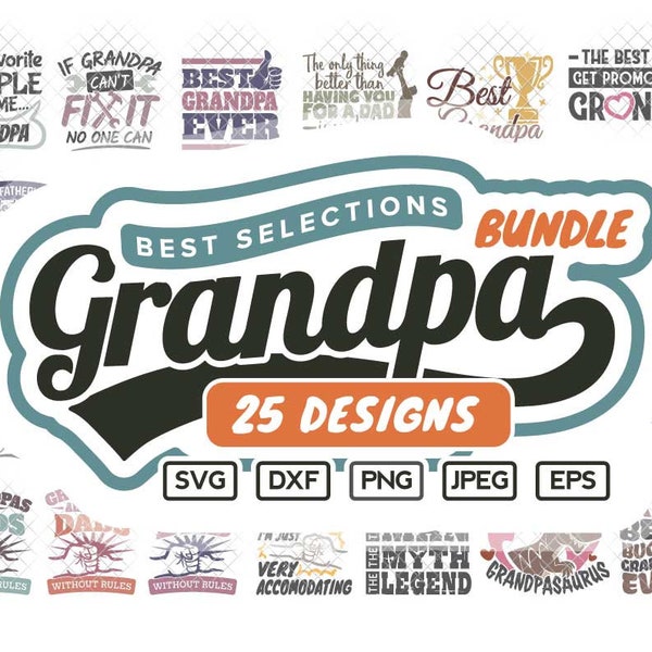 Best Grandpa Svg - Etsy