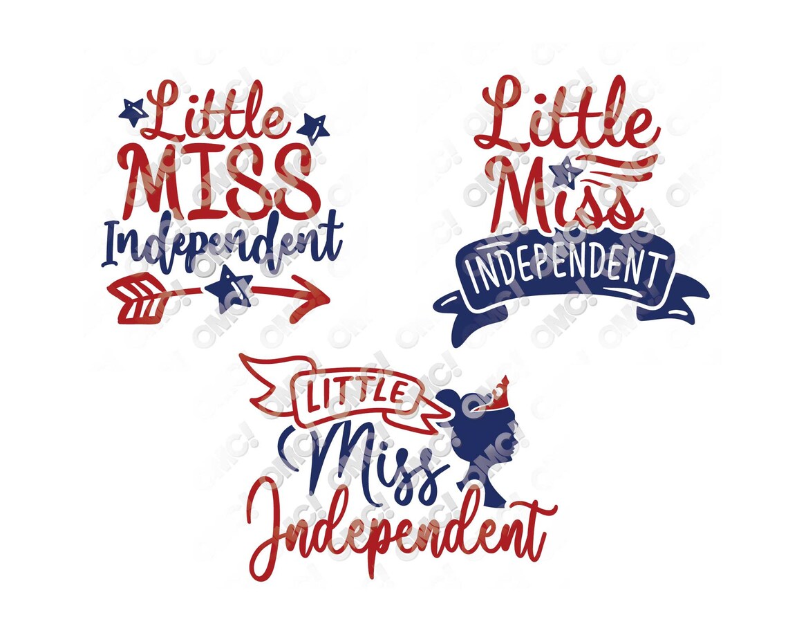 Little Miss Independent SVG Dxf Eps Jpeg Png Format Layered - Etsy