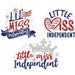 Little Miss Independent SVG Dxf Eps Jpeg Png Format Layered Cutting ...