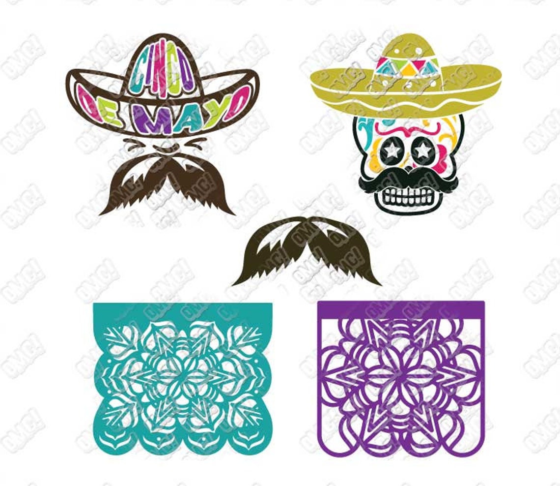 Cinco De Mayo SVG Files Bundle Svg Dxf Eps Jpeg Png Format - Etsy