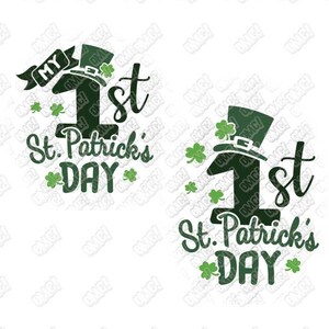 First St Patricks Day SVG My Baby's First St Paddys Day 1st Pattys Day ...