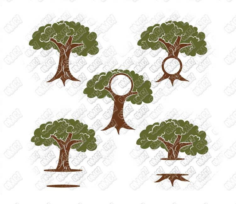 Acorn SVG Oak Tree Leaves Squirrel Monogram Thanksgiving Fall | Etsy