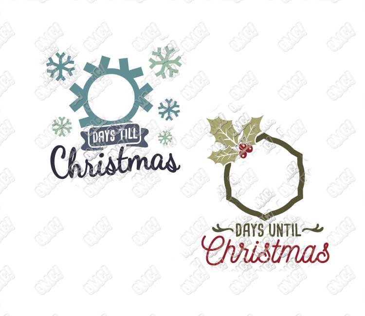 Christmas Countdown SVG Bundle Santa Hand Elf svg dxf eps jpeg | Etsy