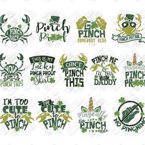 Pinch Proof SVG St Patricks Day Pinch Back Quotes Phrases Svg Dxf Eps ...