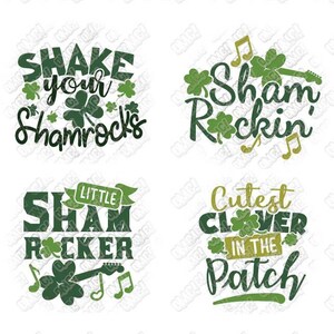Shamrock SVG Clover Quotes St Patricks Day Sayings Svg Dxf Eps Jpeg Png ...
