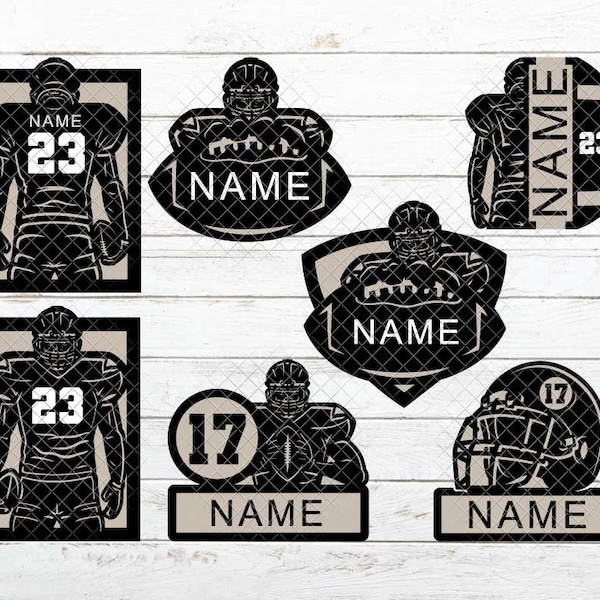 Football Laser Svg Files - Etsy