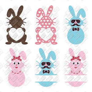 Easter Bunny SVG Bundle #2 Egg Bunny Wagon Truck Svg Dxf Eps Jpeg Png ...