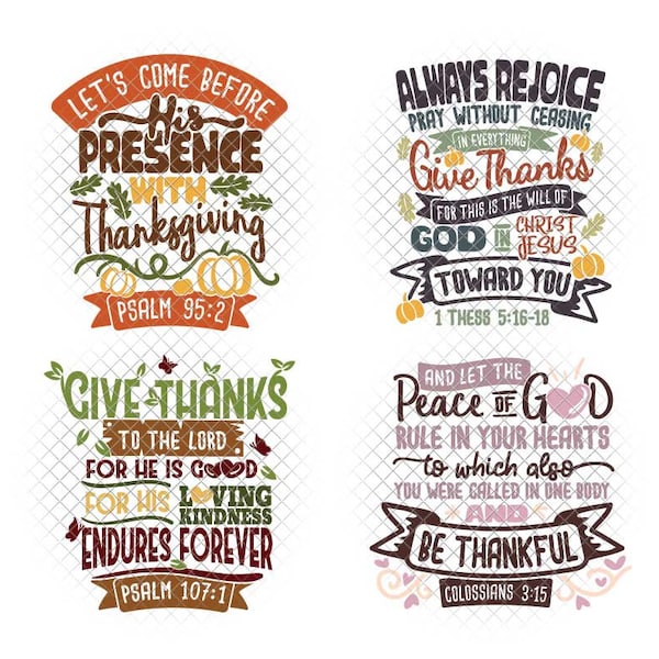 Christian Thanksgiving Clipart - Etsy