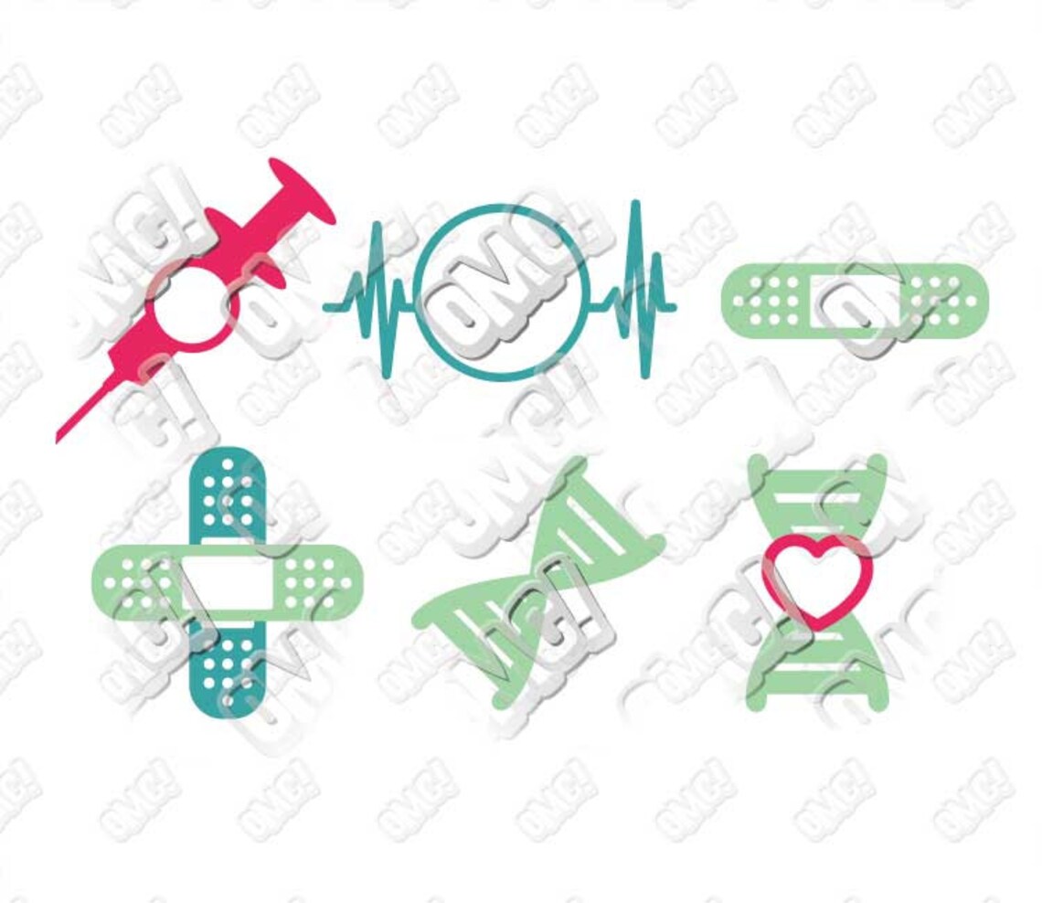 Nurse SVG Bundle Registered Nurses Svg Dxf Eps Jpeg Png Format | Etsy