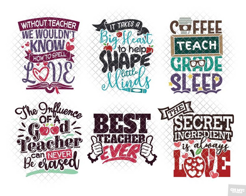 Teacher Valentine SVG Shirts Appreciation Love Svg Dxf Eps - Etsy