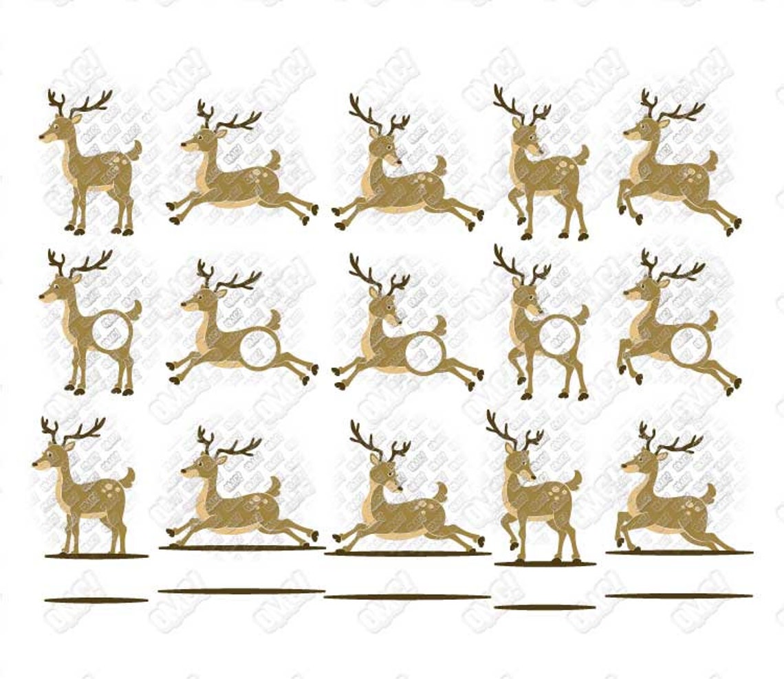Reindeer SVG Bundle Antlers Moose Head Santa Christmas Svg Dxf - Etsy