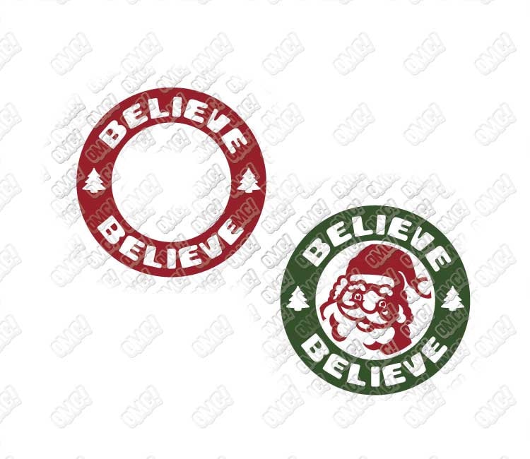 Believe SVG Christmas Bundle svg dxf eps jpeg png format | Etsy