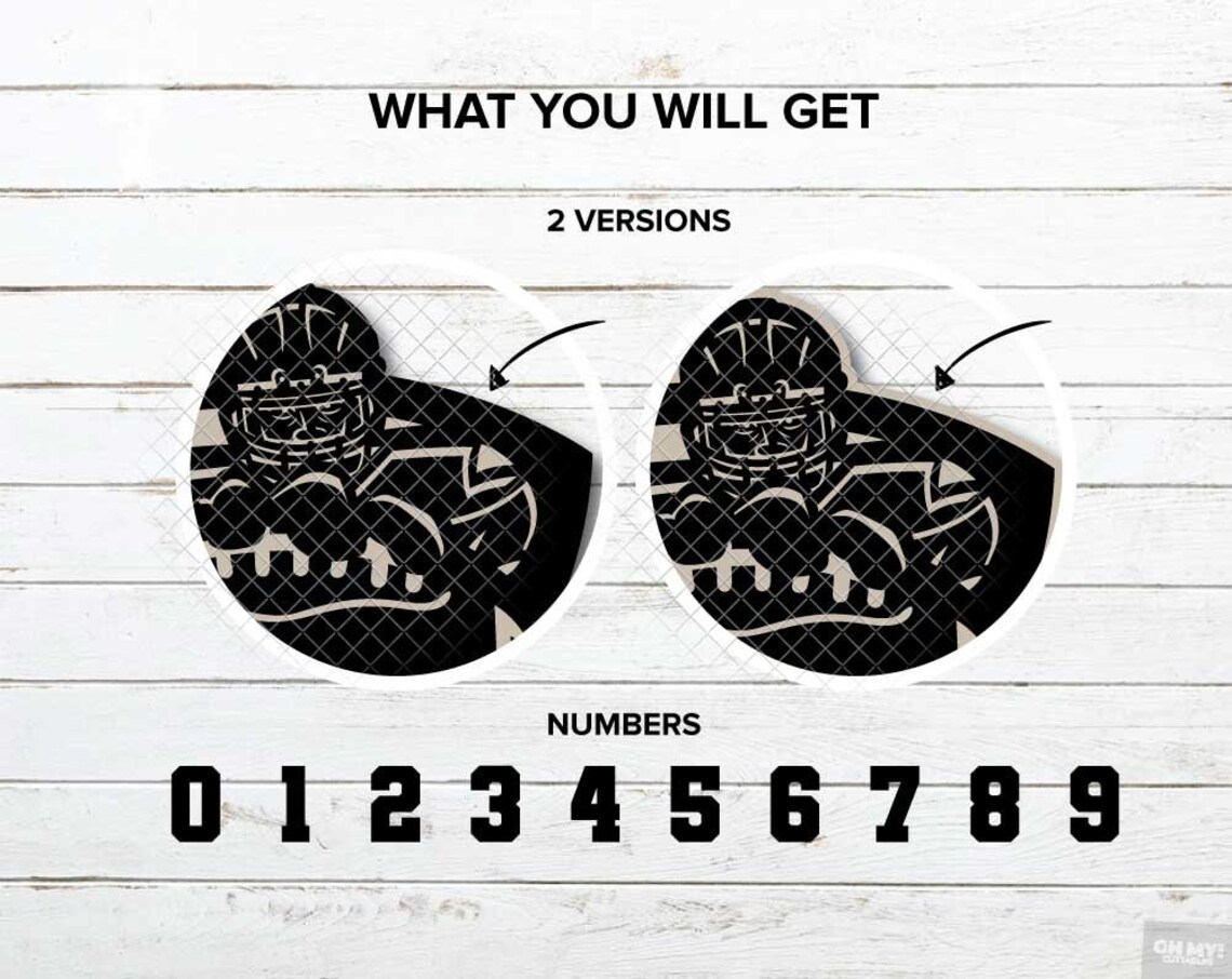 Football Signage SVG Personalized Laser Cut Template Cut Files - Etsy