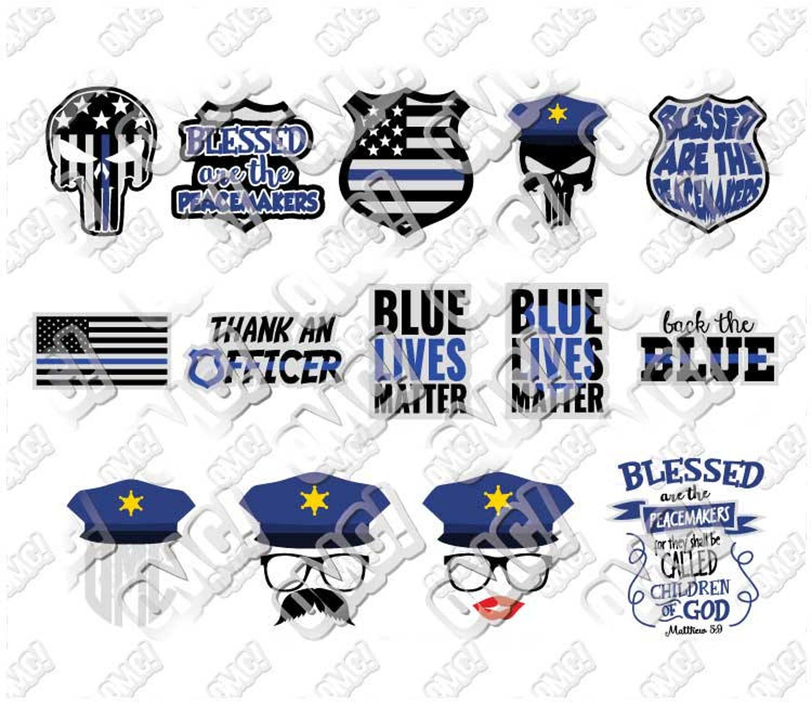 Police Svg Bundle Week Peace Officers Memorial Day Dxf Eps - Etsy