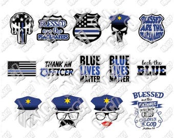 Police Layered Svg - Etsy