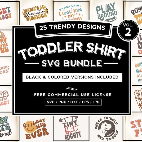 Toddler Svg - Etsy