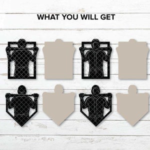 Baseball Signage SVG Personalized Laser Cut Template Cut Files - Etsy