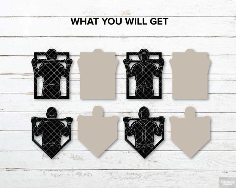 Baseball Signage SVG Personalized Laser Cut Template Cut Files - Etsy
