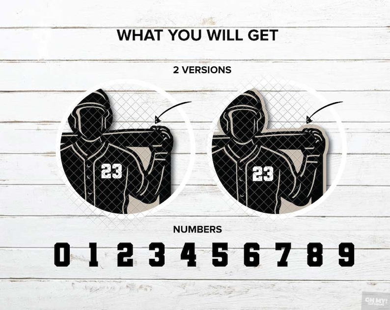 Baseball Signage SVG Personalized Laser Cut Template Cut Files - Etsy