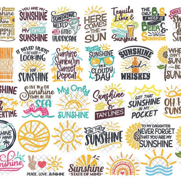 Sun SVG Sunshine Svg Hand Drawn Sun SVG Summer Sun SVG Summer Svg Sun ...