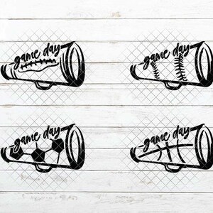 Game Day SVG & Sublimation Designs Football Baseball Soccer Basketball ...