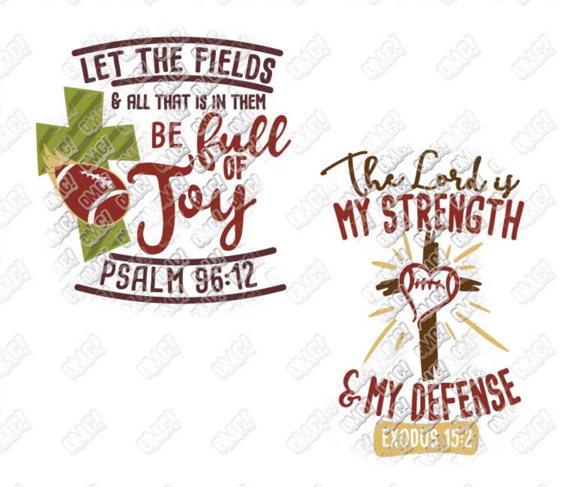 Football Cross SVG Christian Shirt Monogram Svg Dxf Eps Jpeg Png Format ...
