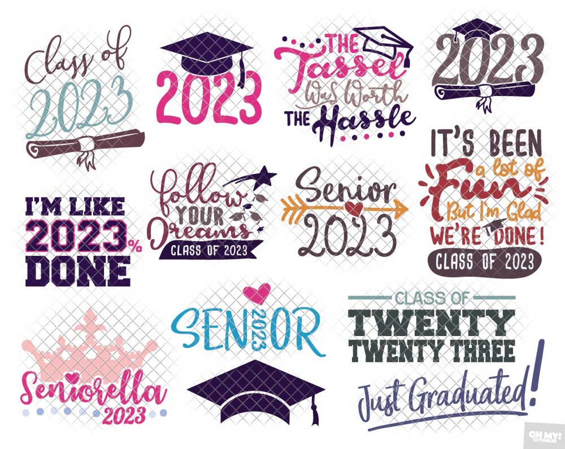 Graduation SVG Bundle Decor Gift College Party Svg Dxf Eps - Etsy