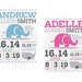 Editable Elephant Birth Announcement Template, Birth Stats Svg, Baby ...