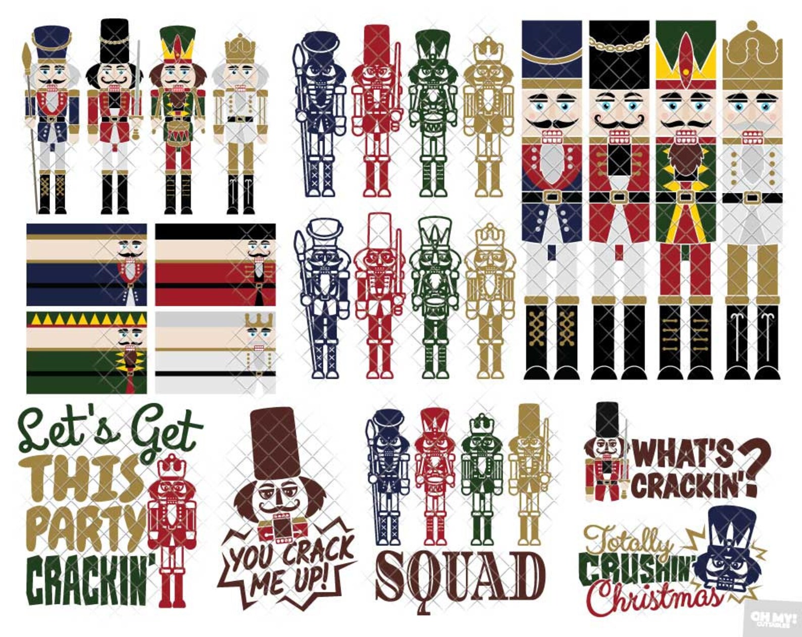 Nutcracker SVG Bundle Tumbler Cup Sign Christmas Ornament Svg - Etsy