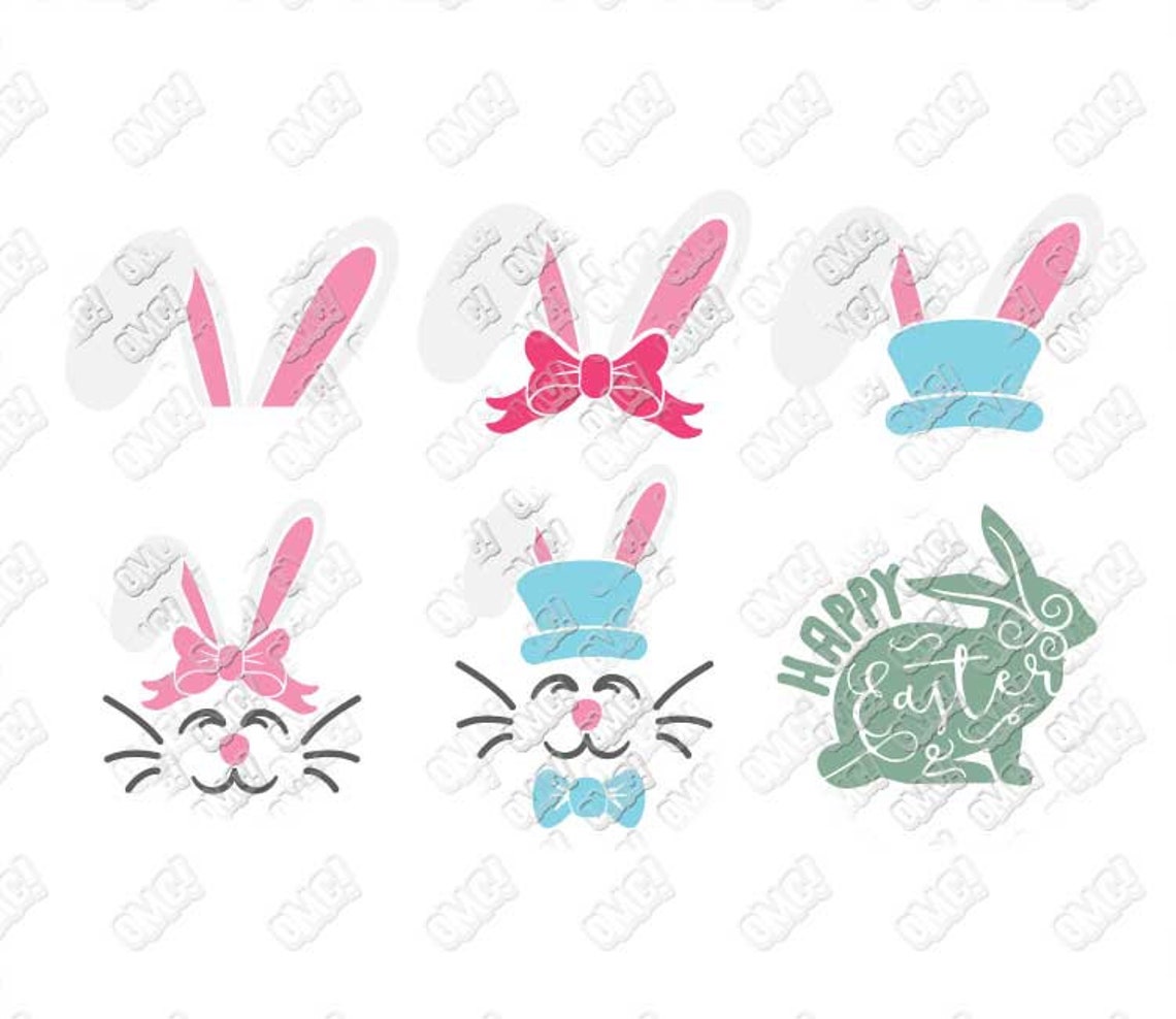 Easter Bunny SVG Bundle 2 Egg Bunny Wagon Truck Svg Dxf Eps - Etsy