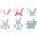 Easter Bunny SVG Bundle #2 Egg Bunny Wagon Truck Svg Dxf Eps Jpeg Png ...