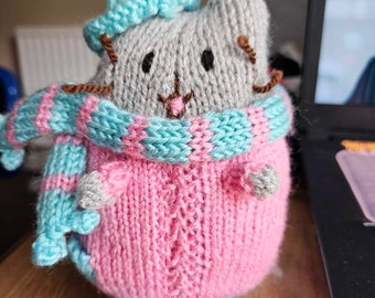 Swinging Pusheen Car Figurine, Cute Car Accessory, Cat Lover Gift, Rear ...