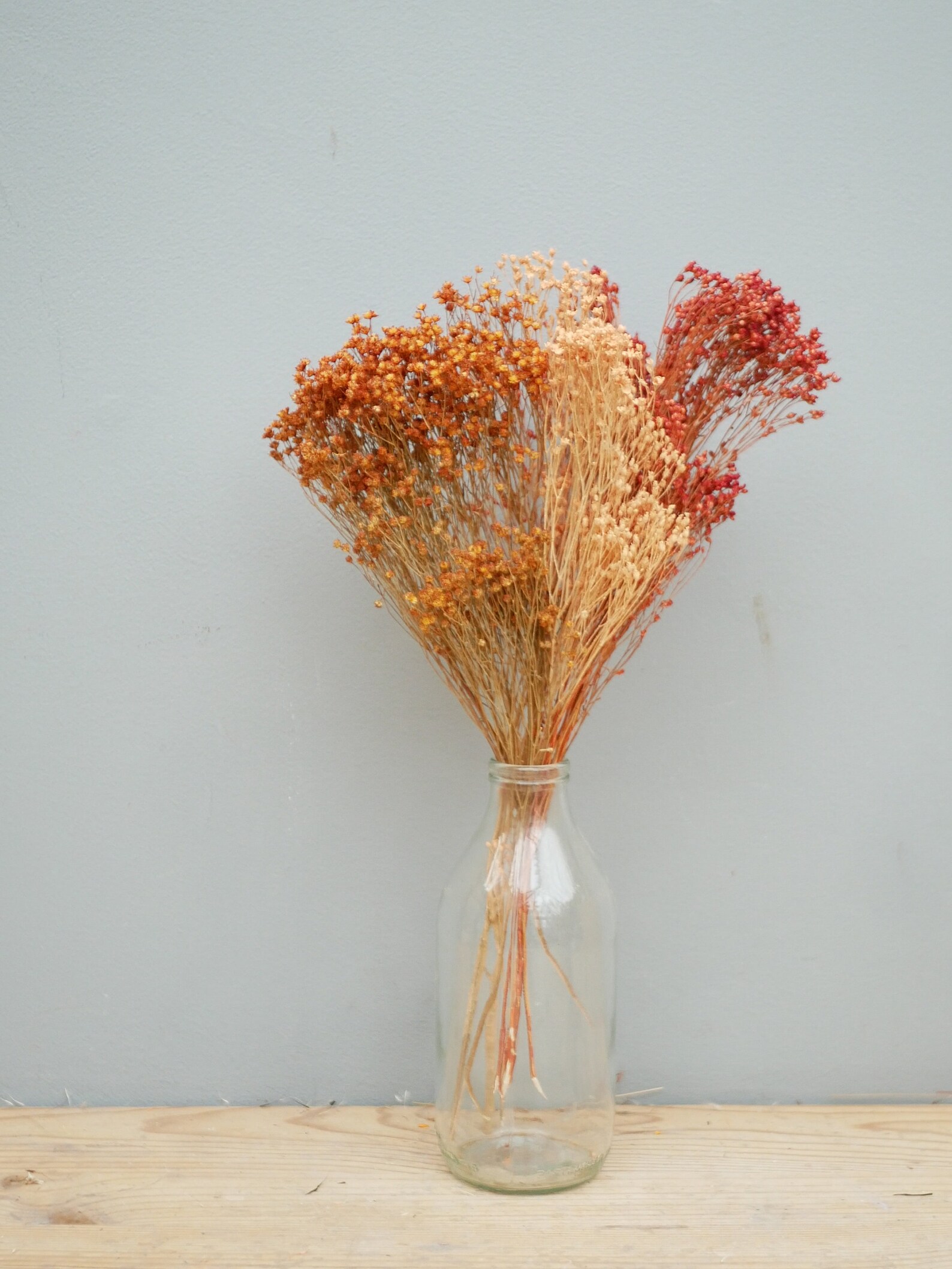 Dried Broom- Burnt Orange/ Dried Flowers | Rustic Home Wedding - Etsy