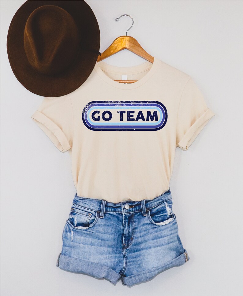 Retro GO TEAM SVG digital Download - Etsy