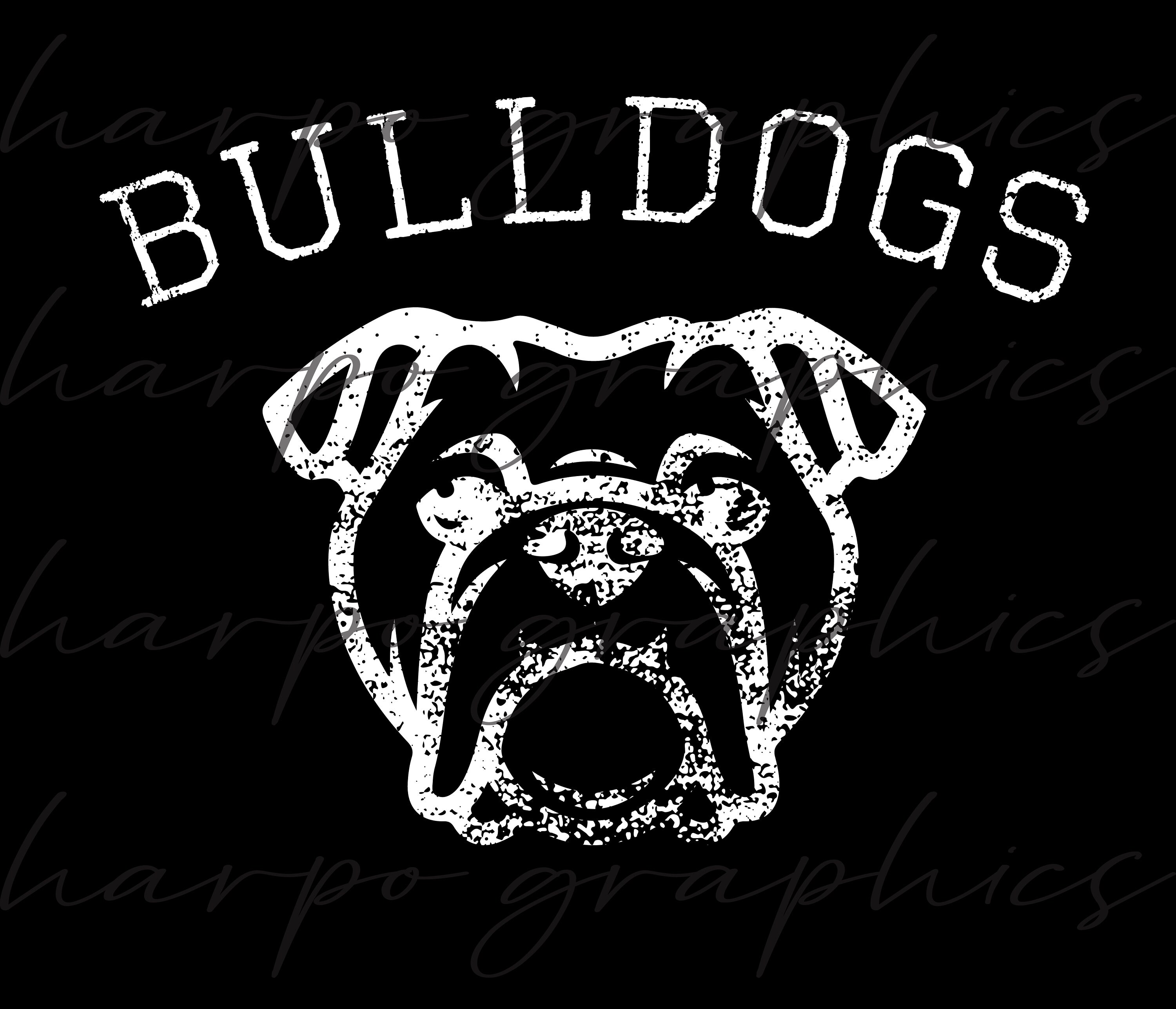 Vintage Bulldogs Fan Design digital Download SVG AI for Printing - Etsy