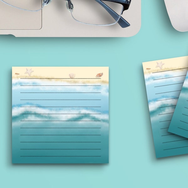 Ocean Waves Notes - Etsy