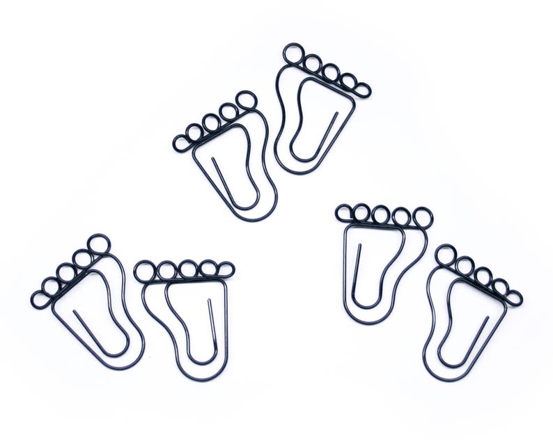 100 Count Paper Clips Foot Feet Lover Podiatrist Gifts Cute - Etsy