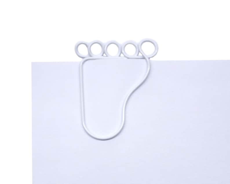 10 Count Paper Clips Foot Feet Lover Podiatrist Gifts Cute | Etsy