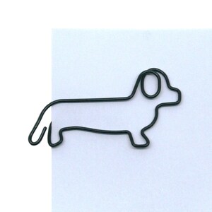 100 Count Dachshund Paper Clips, Dachshund Lover Gifts Cute Shaped ...