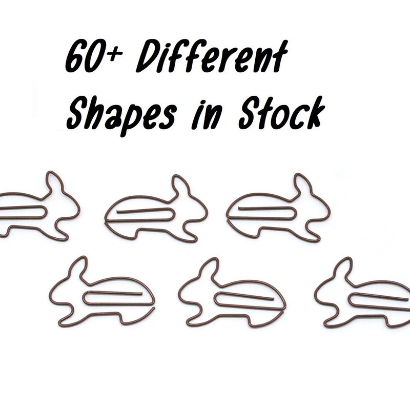 Shaped Paper Clips - Etsy