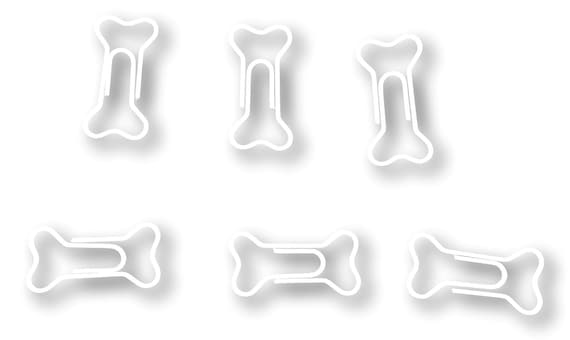 100 Count Paper Clips Dog Bone Lover Gifts Cute Shaped Paper - Etsy