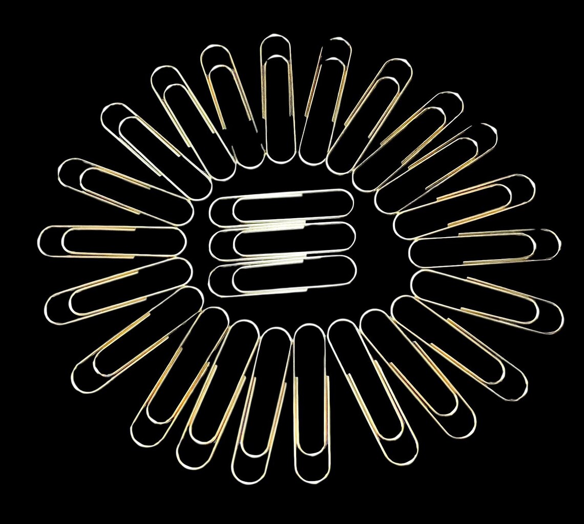 25 Count 4 100mm Jumbo Extra Large Paper Clips silver | Etsy