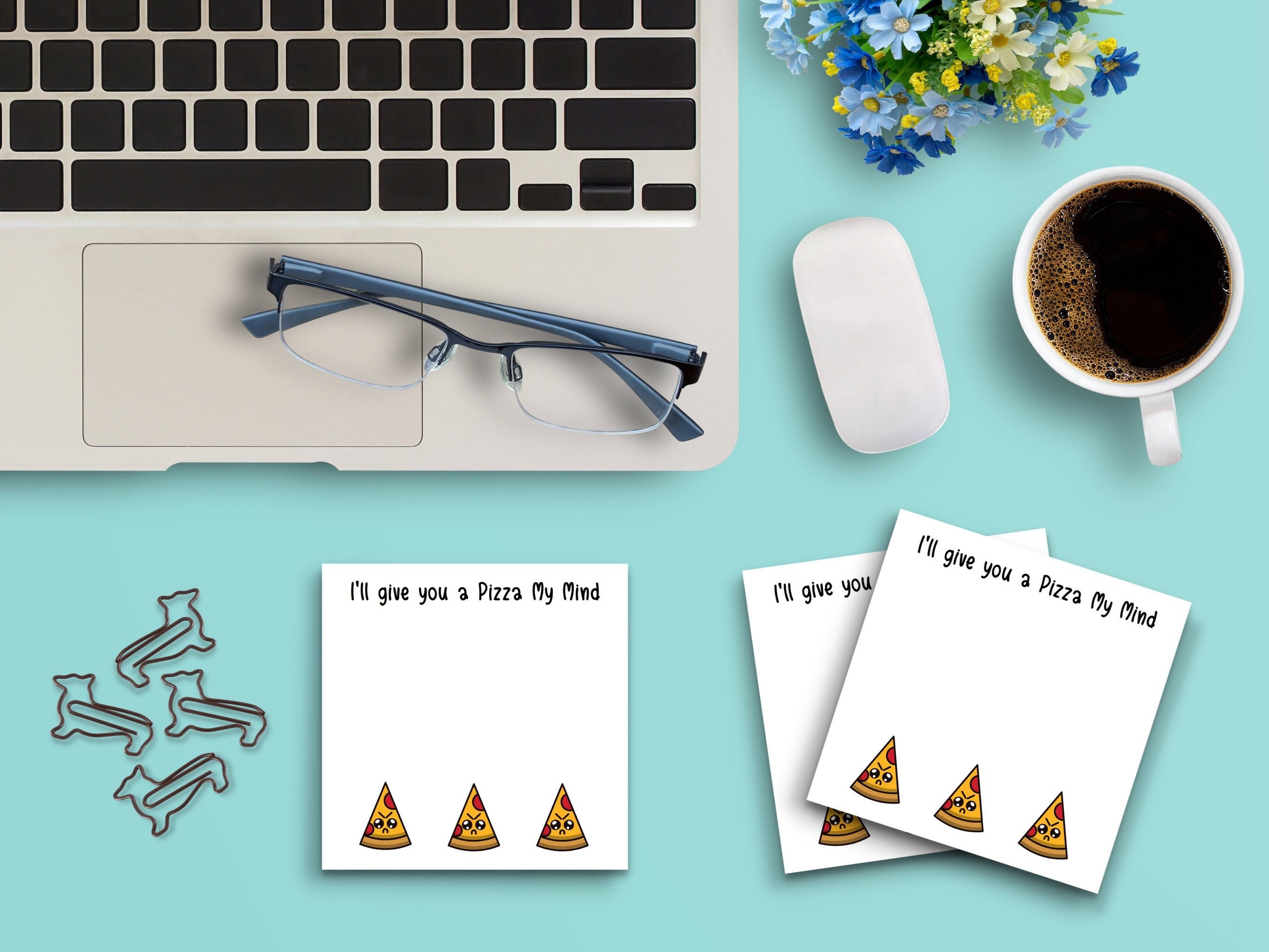 Sticky Notes 3"x3" 50 Sheet Count Cute Funny Memo Note Pads Stationery ...